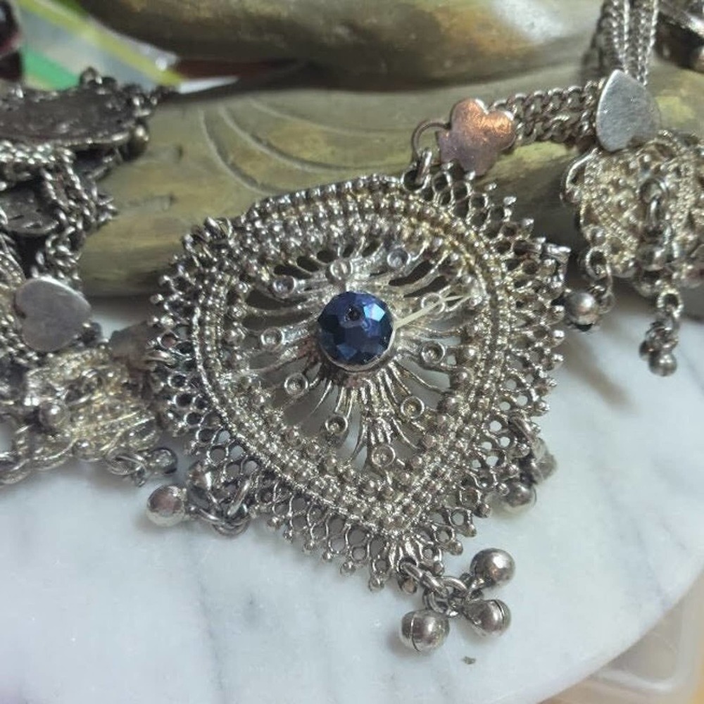 Vintage Traditional Kuchi Necklace Boho Gypsy Kuchi J… - Gem